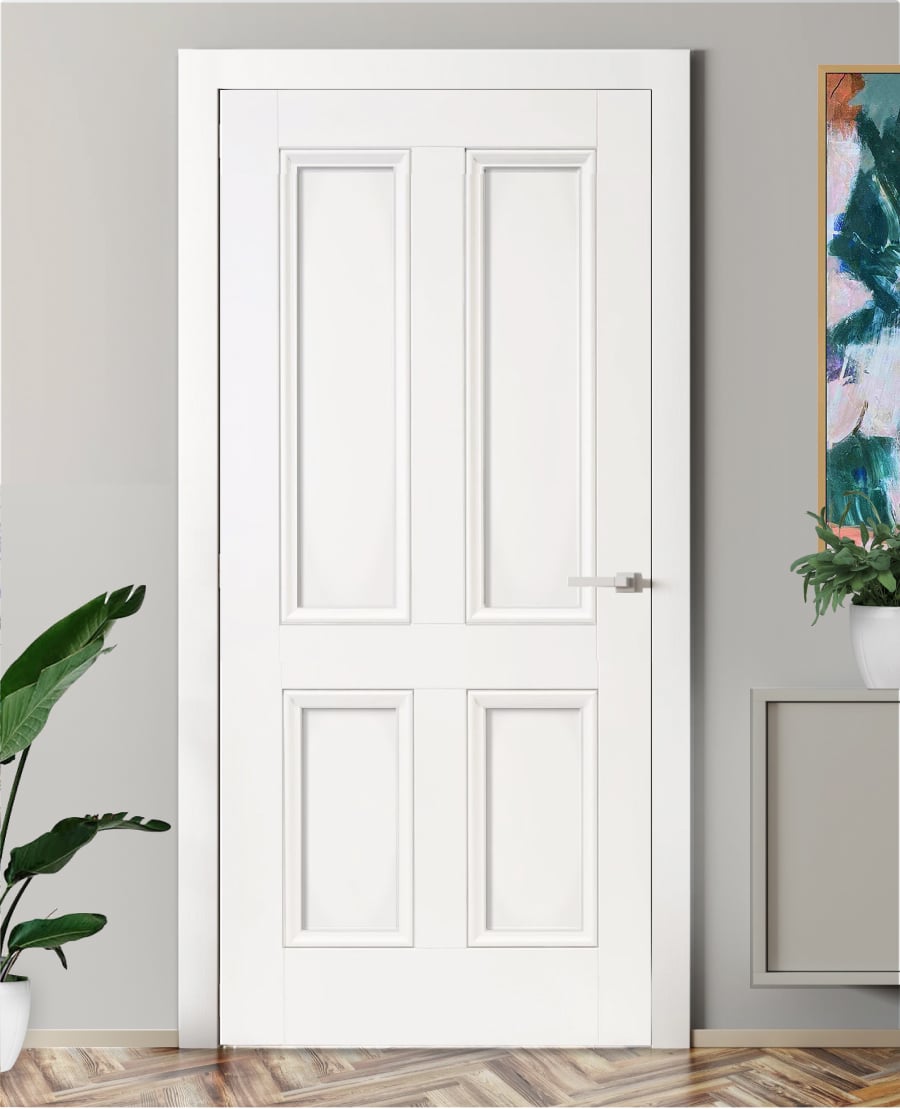 4 Panel Prehung Door - Door Shop